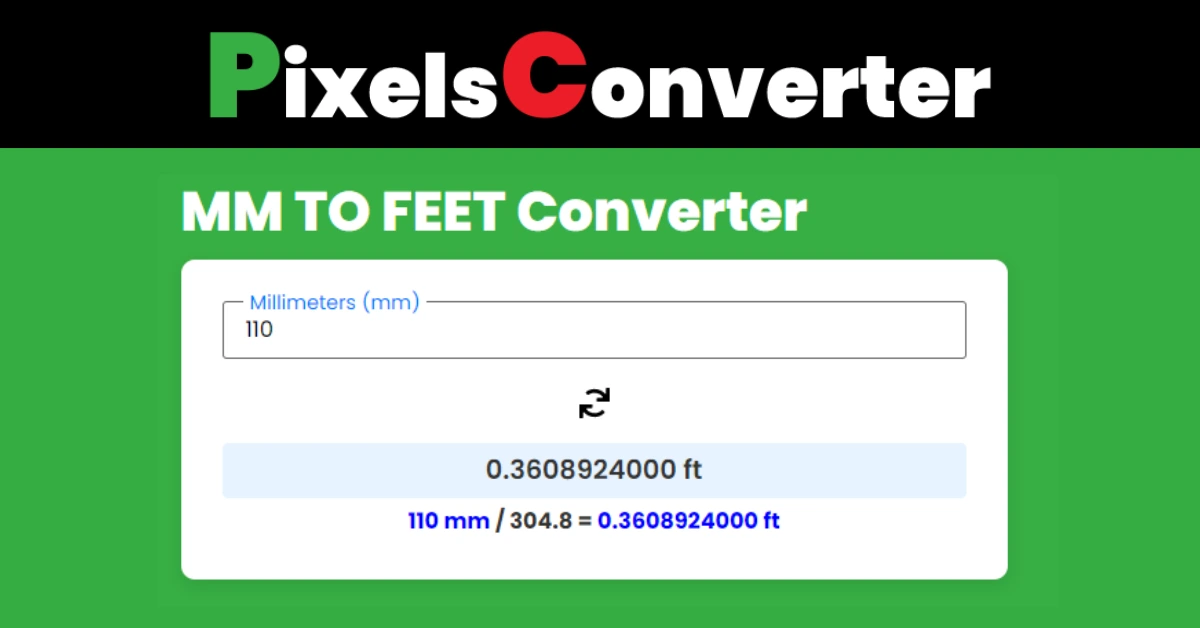 MM to Feet Converter | Instant free mm to ft Conversion Calculator